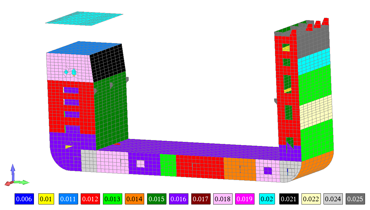 Plates Thicknesses Plot | Free tool for Femap | SDC Verifier