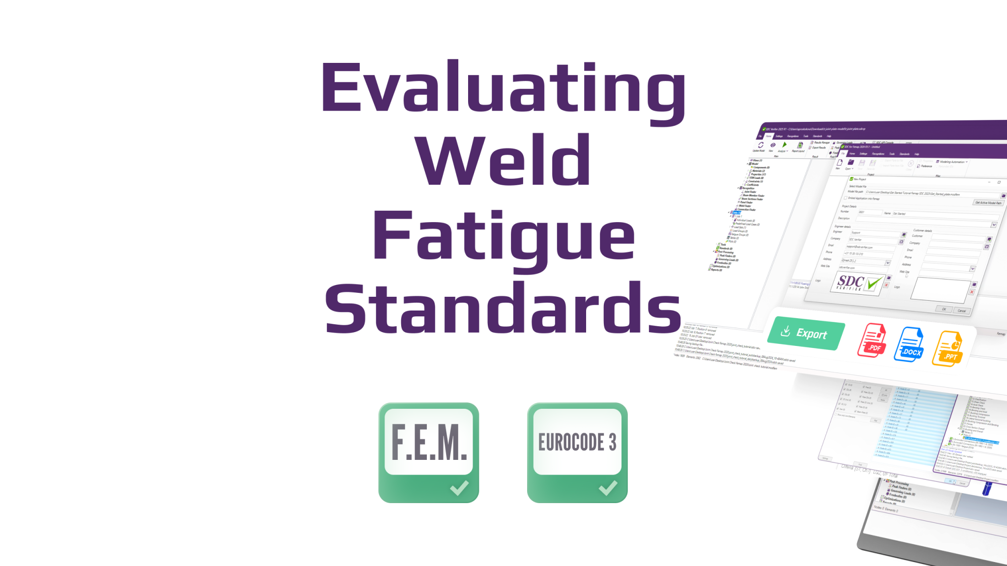 DNV RP-C203 (2024) Fatigue Standard in SDC Verifier – Offshore Fatigue Life Checks