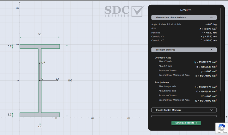 Free Moment of Inertia Calculator | Structural Software