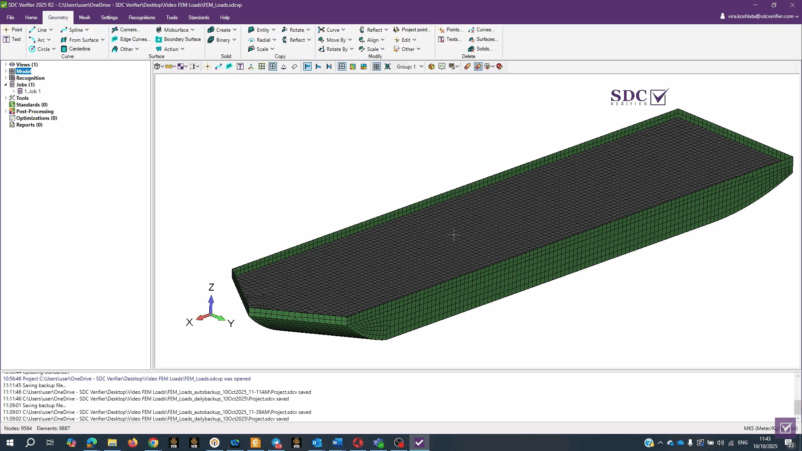 Hydrostatic Tank Loads in FEA: Setup + Sanity Checks