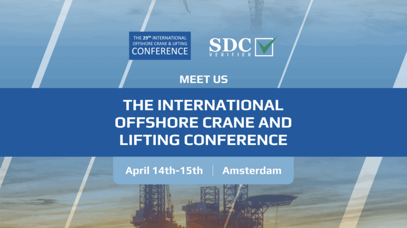 The International Offshore Crane and Lifting Conference | SDC Verifier